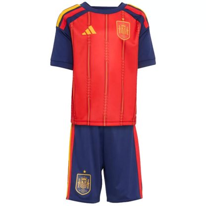 Spain Home Jersey Kids Kit 2026 - SOCCERSWANK